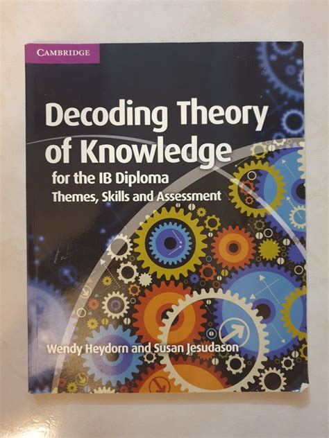 Decoding Theory Of Knowledge For The Ib Diploma Hobbies And Toys Books
