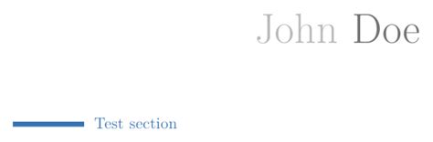 Cv Question How Do I Remove The Horizontal Line Below My Name If Im Using Documentclass