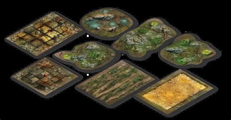Neoprene Fantasy Terrain Templates Mantic Games