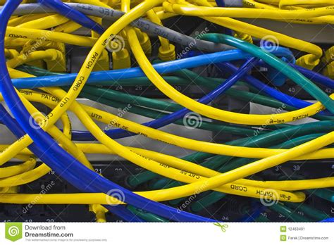 Network Chaos Stock Image Image Of Broadband Disaster 12463491