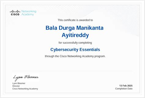 Cybersecurity Cisconetworkingacademy Skills Futureready