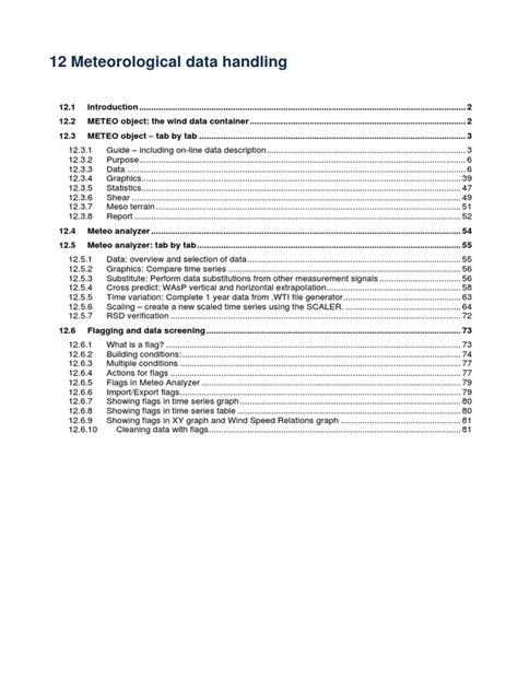 12 Windpro35 Meteorological Data Handling Pdf Computer File