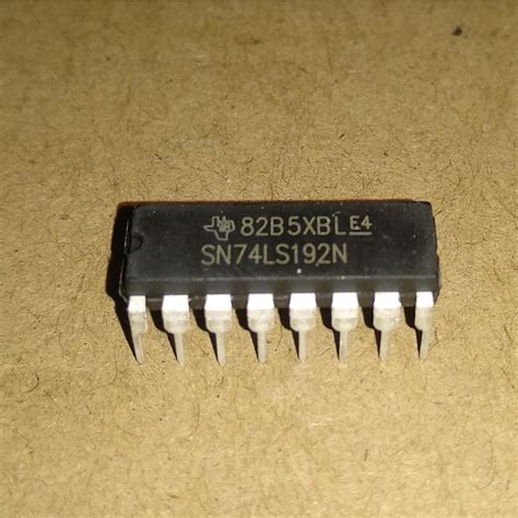 Jual Ic 74ls192 Seri 74192 Dm74ls192 Hd74ls192 Sn74ls192 Ttl Sn74ls192n