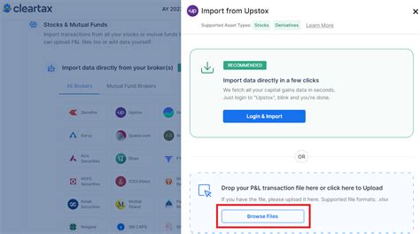 How To Download Upstox Pandl Statement And Upload For Itr Filing Online A Step By Step Guide