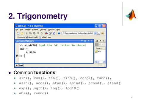 Ppt Getting Started With Matlab Part 3 Powerpoint Presentation