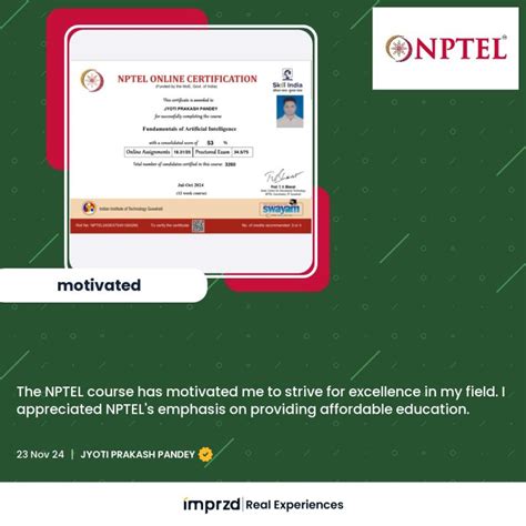 Jyoti Prakash Pandey On Linkedin Nptel