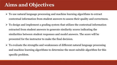 Automated Content Grading Using Machine Learning And Natural Language Processing Pptx