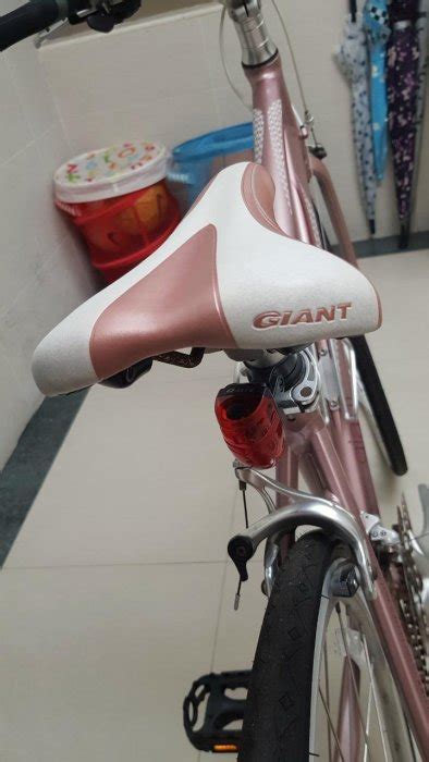 捷安特粉色公路車腳踏車近全新 Yahoo拍賣