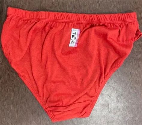 Red Plain Cotton Panty At ₹ 28 Piece Ladies Panty In Ghaziabad Id