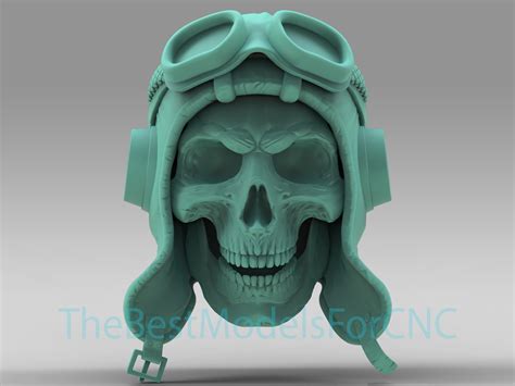 3d File 3d Model Stl File For Cnc Router Laser And 3d Printer Skull With