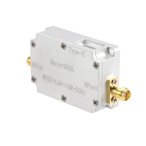 Лінійний підсилювач LNA 10 МГц 6 ГГц 20 дБ Low Noise Amplifier Gain ...