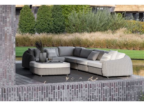 Borek Loungeset Deauville Hoek Module Slate Wilhelmina Designs