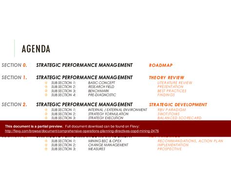 Strategic Performance Management In The Mining Sector Ppt Slide Deck