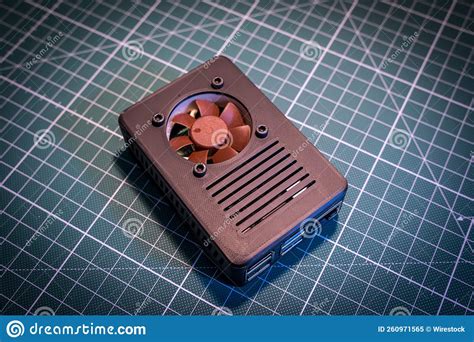 Raspberry Pi In A D Printed Case Stock Illustration Illustration Of Broadcom Electrical