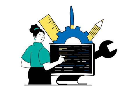 Personal Settings Concept Royalty Free Vector Image