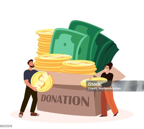 돈 금화 현금 돈 금융을 기부하는 사람들 자선 지원 및 기부 개념 인도주의적 자선 지원 자선 활동저축 자본 흰색 배경을 격리한