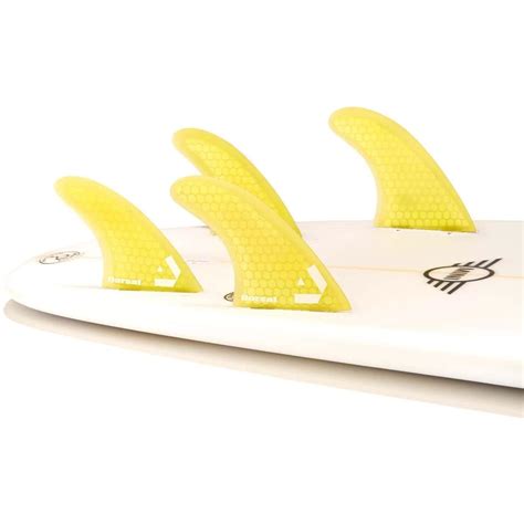 Dorsal Surfboard Fins Hexcore Quad Set