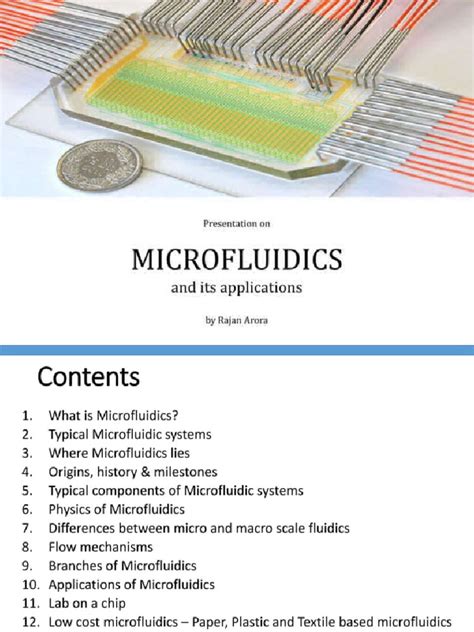 Microfluids Pdf