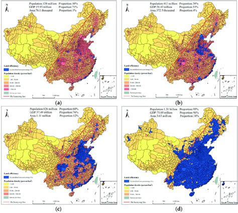 The Overlapping Distribution Of Land Area Population And Gdp With The