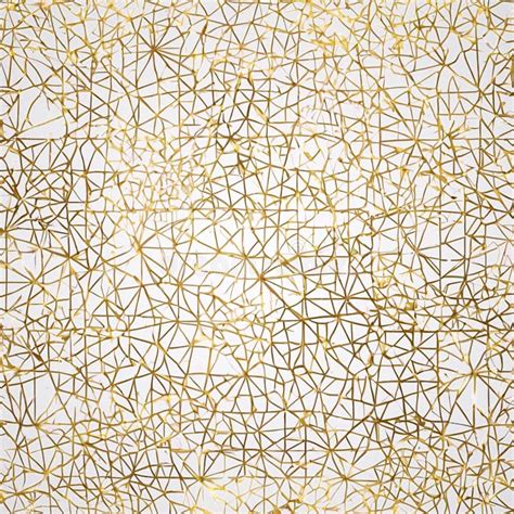A Simple Geometric Vector Seamless Pattern With A Gold Line Texture Is