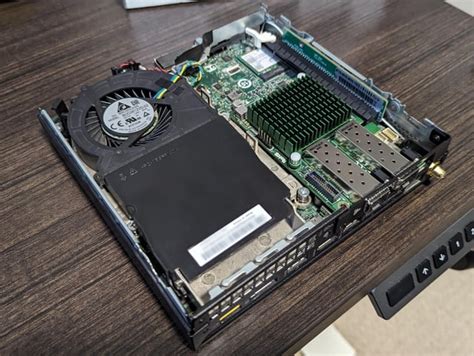 compact low power 10 gbe router build complete goodbye bell giga hub