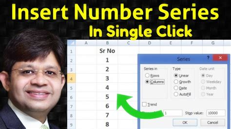 Series In Excel Insert Numbers Automatically In Excel 1 2 3 Series
