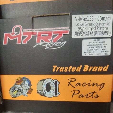 Mtrt Cylinder Block Set 66mm For Nmaxaeroxr15 Shopee Philippines