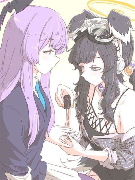 Hibiki And Utaha Blue Archive Drawn By Hariyaa Danbooru