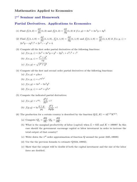 Mae Seminar And Homework 2 Pdf Production And Manufacturing