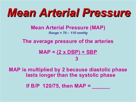 Mean Arterial Pressure Calculation Map Nursing My XXX Hot Girl