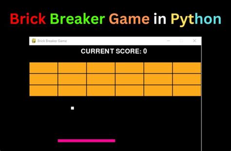 Brick Breaker Game In Python Copyassignment