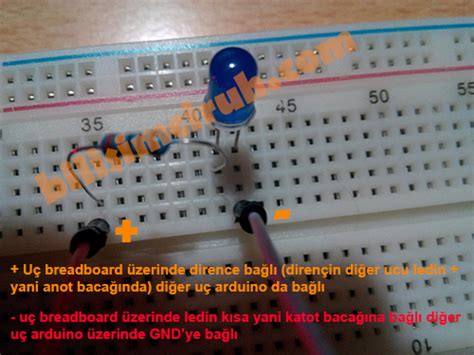 Arduino İle Led Yakmak Resimli Anlatım Bilişimci Ruh