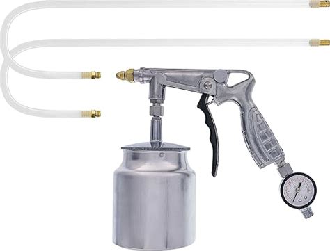 TCP Global Air Rust Proofing And Undercoating Gun With Gauge Suction Feed Cup 2 Wands 22