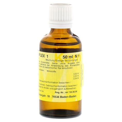 MERIDIANKOMPLEX 1 Mischung 50 Milliliter N1 | medpex
