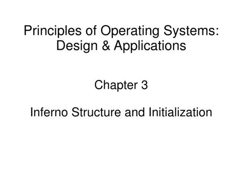 PPT Principles Of Operating Systems Design Applications PowerPoint Presentation ID