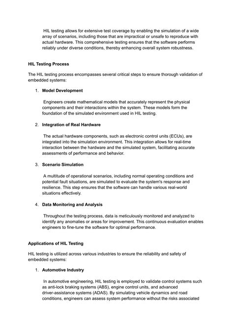 Ppt Hardware In The Loop Hil Software Testing Powerpoint