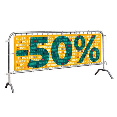 Banderole Promotionnelle Qui Tansforme Vos Barrières De Sécurité En
