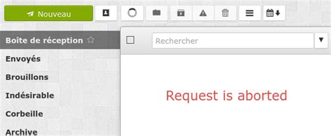 request is aborted message is often diplayed · issue 518 · the