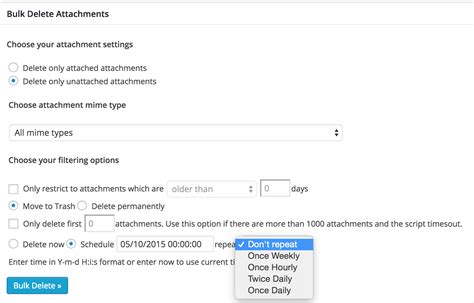Bulk Delete Scheduler For Deleting Attachment 2 Bulk Wp