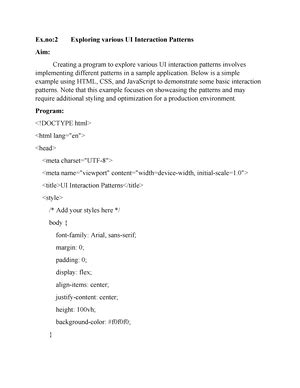 Ui And Ux Design CCS Studocu
