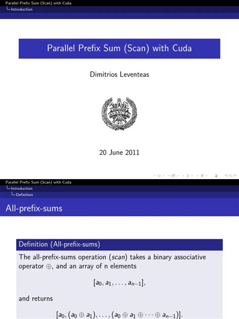 parallel prefix sum pdf computer programming areas of computer