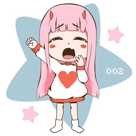 Sleepy Zero Two R DarlingInTheFranxx