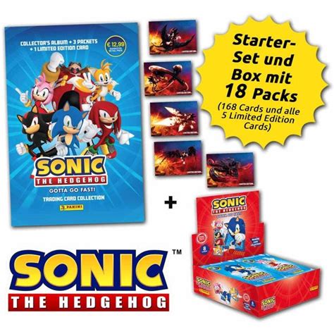 Sonic The Hedgehog Trading Cards Box Bundle