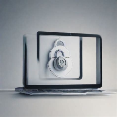 laptop screen displaying a lock hackernoon