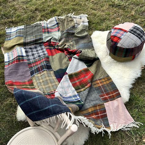 Patchwork Throw Tweed And Tartan The Wild Shepherdess