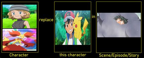 What If Serena Delphox Replace Ash Suit Inflation By Solosergiohd1 On