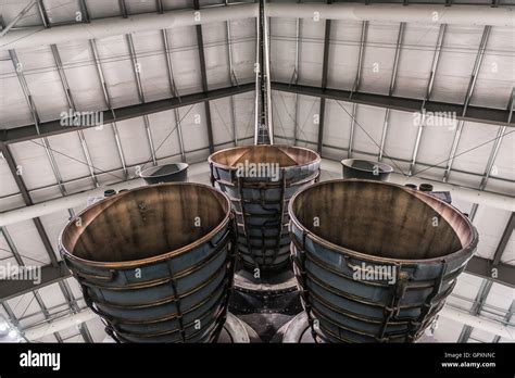 Rocket Engine Exposed Stock Photo Alamy