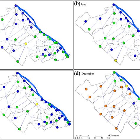 Spatial Variation Of Surface Water Quality Classified By Wqi Download