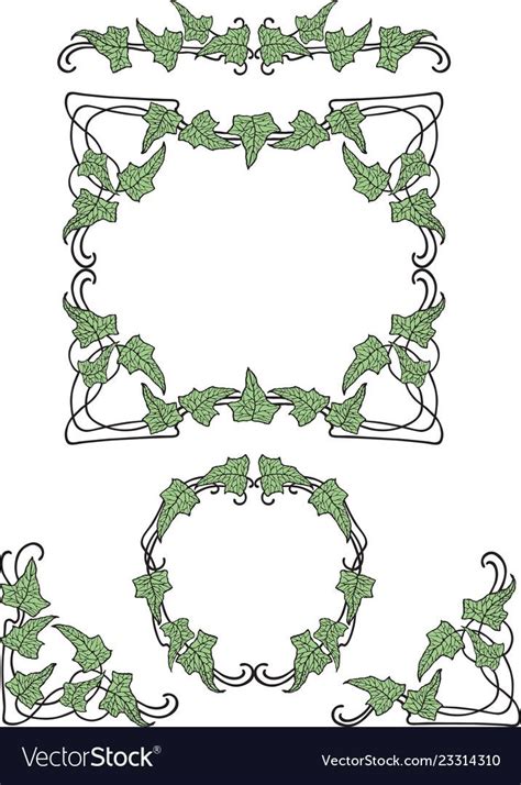 Elegant Floral Vine Ornament Royalty Free Vector Vectorstock Vine