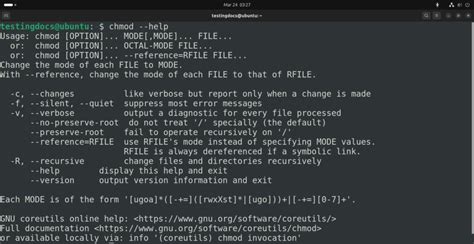 Linux Chmod Command